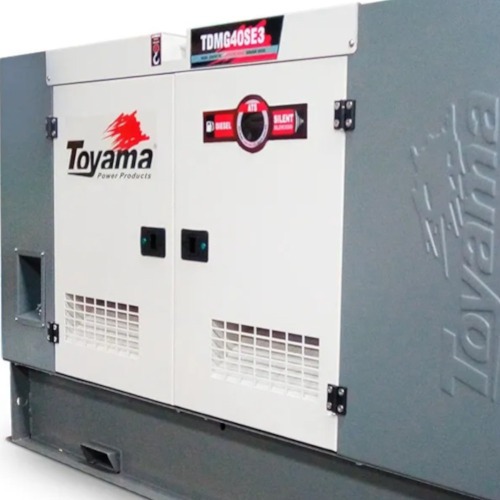 Gerador de energia 40 kva a diesel cabinado trifásico - TDMG40SE3-220 - Toyama